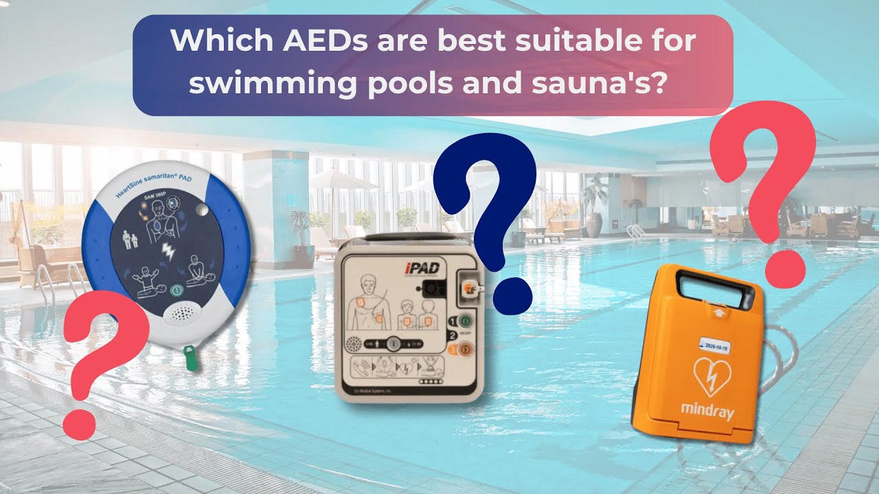 Which AEDs are best suitable for swimming pools and sauna's? - YouTube