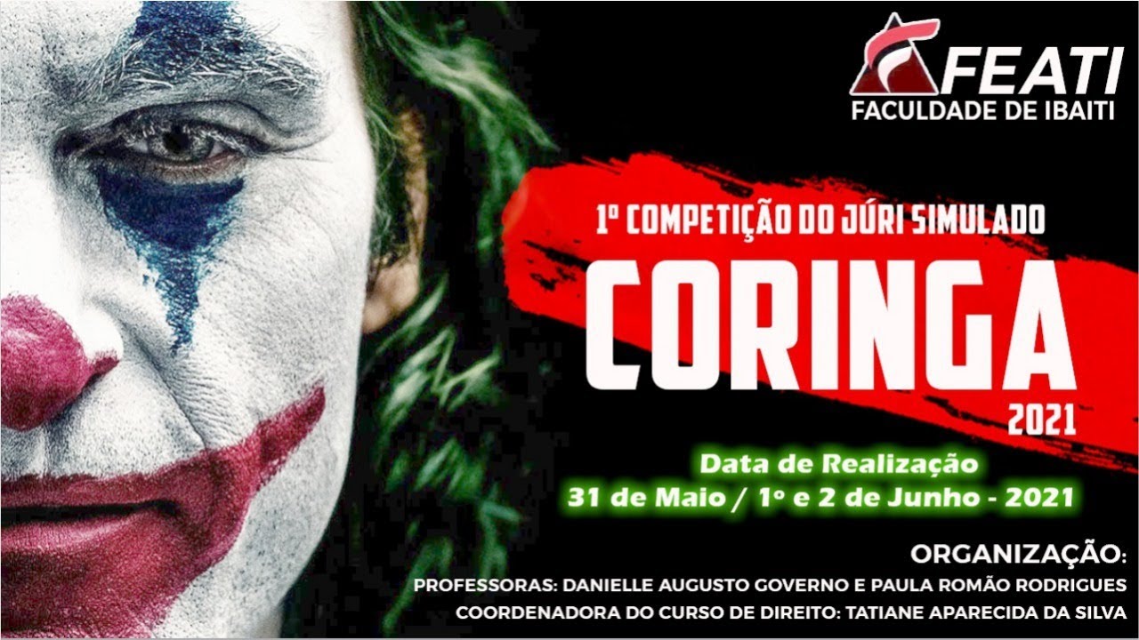 1ª COMPETIÇÃO DO JÚRI SIMULADO DO CORINGA – FINAL - YouTube