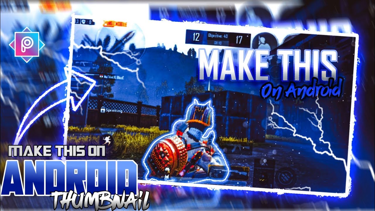 How To Make Gaming Montage Thumbnail On Android | Gaming Thumbnail ...