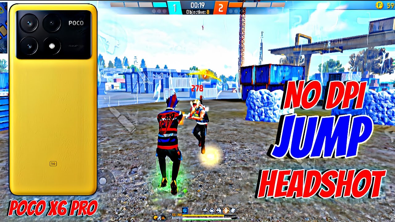 Poco x6 Pro 5g | No Dpi Jumping Headshot| Free Fire | best sensitivity video | ‎@Njgamer45 - YouTube