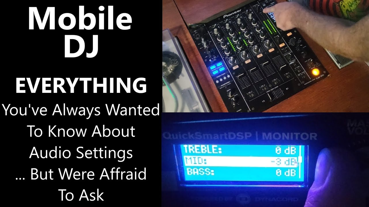 EASY DJ Audio System Settings For GREAT Sound - Mixer/Controller ...
