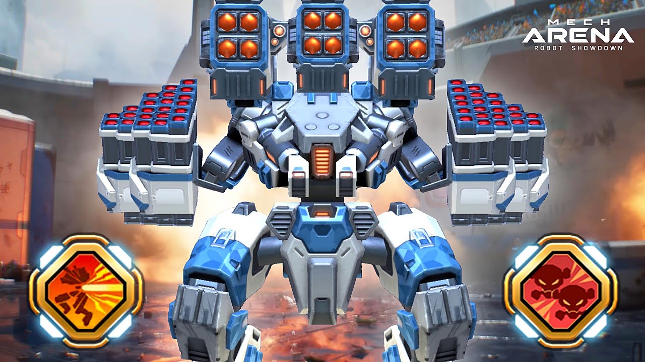 Onyx with Rocket Mortar 12 - Mech Arena - New Mech - YouTube