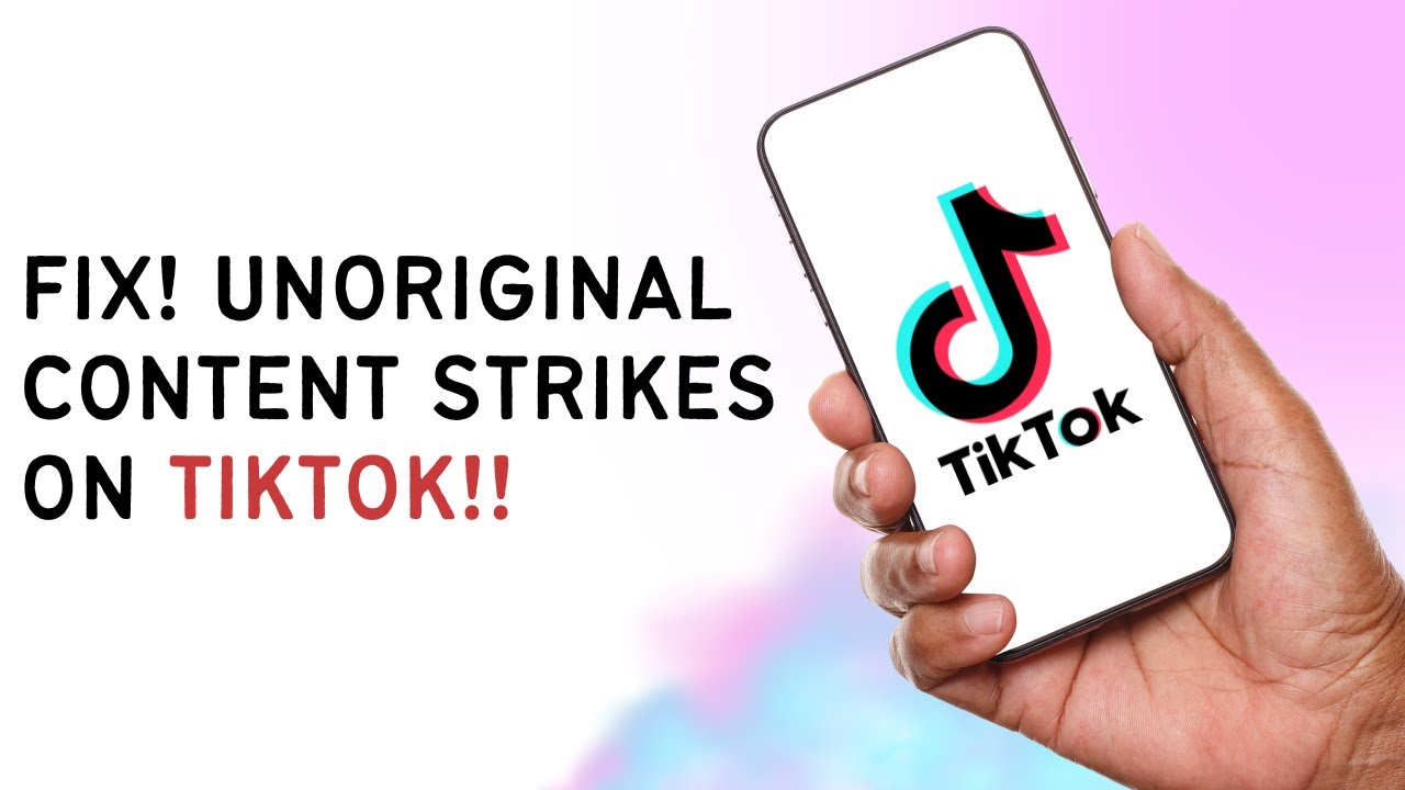 How To Fix Unoriginal Content Strikes On TikTok 2024 - YouTube
