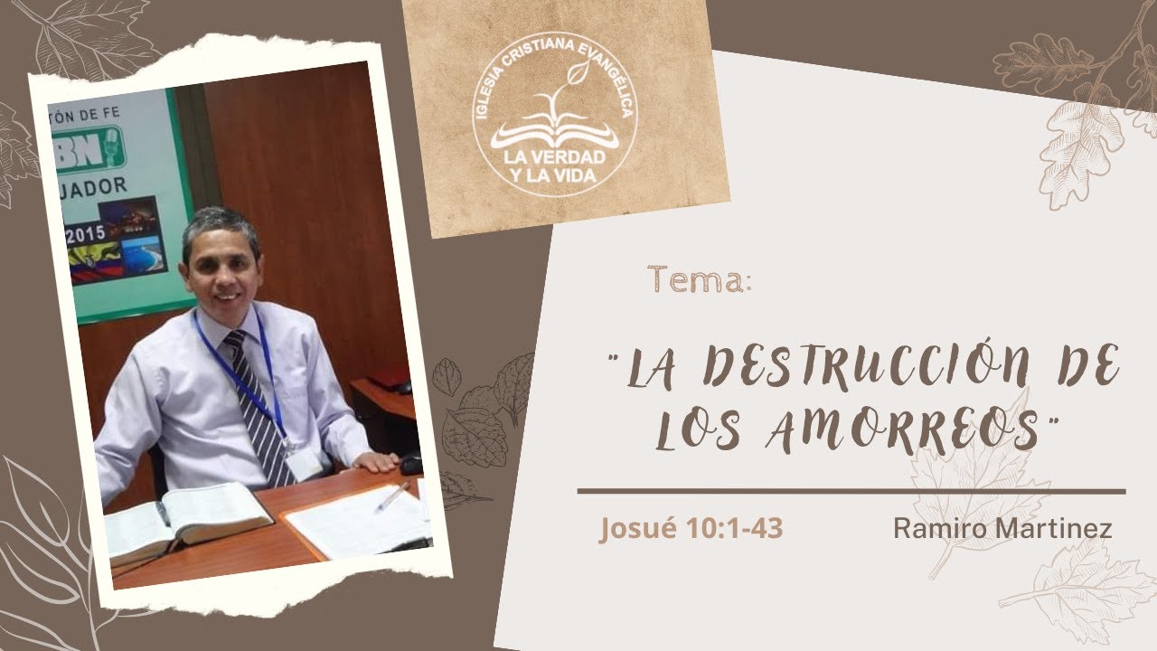 Servicio Dominical | Junio 11 de 2023 | Ramiro Martinez | La destrucción de los Amorreos - YouTube