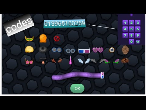 Slither io codes 😯😯 - YouTube