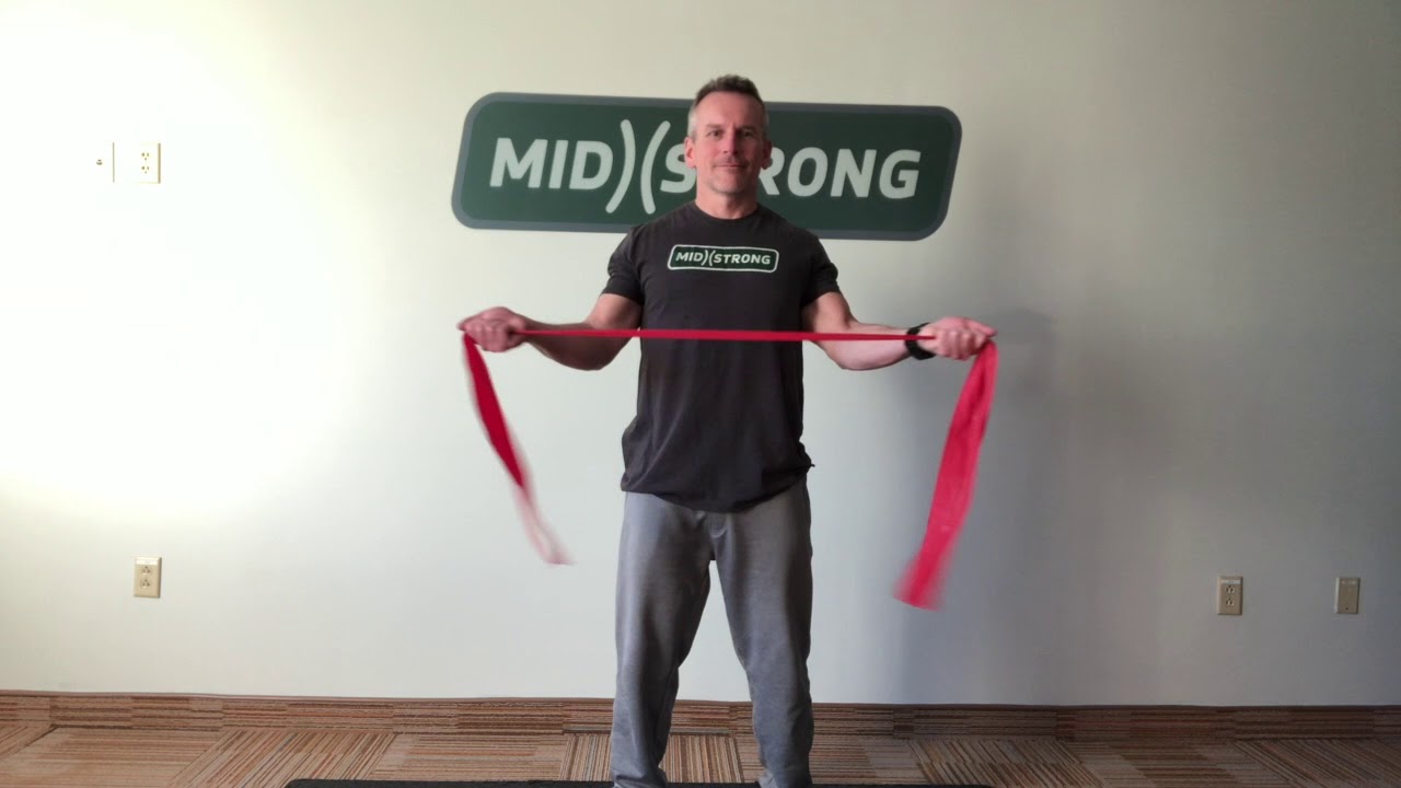 Shoulder Activation - Banded W - YouTube