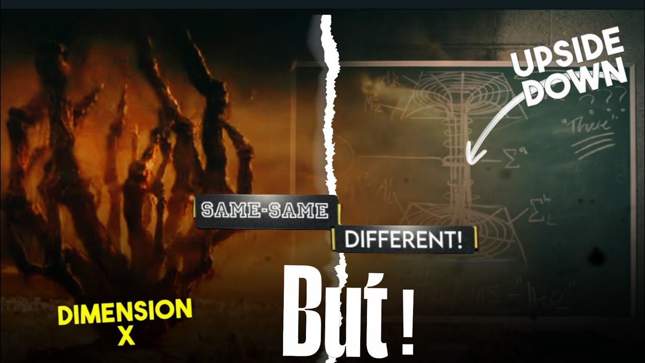 UPSIDE DOWN • DIMENSION X • SAME SAME BUT DIFFERENT!!!#strangerthings5 ...