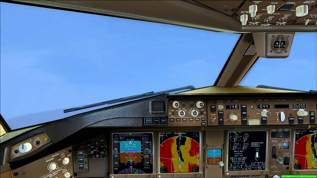 FSX - LSGG LANDING VISIBILITY 150m - YouTube