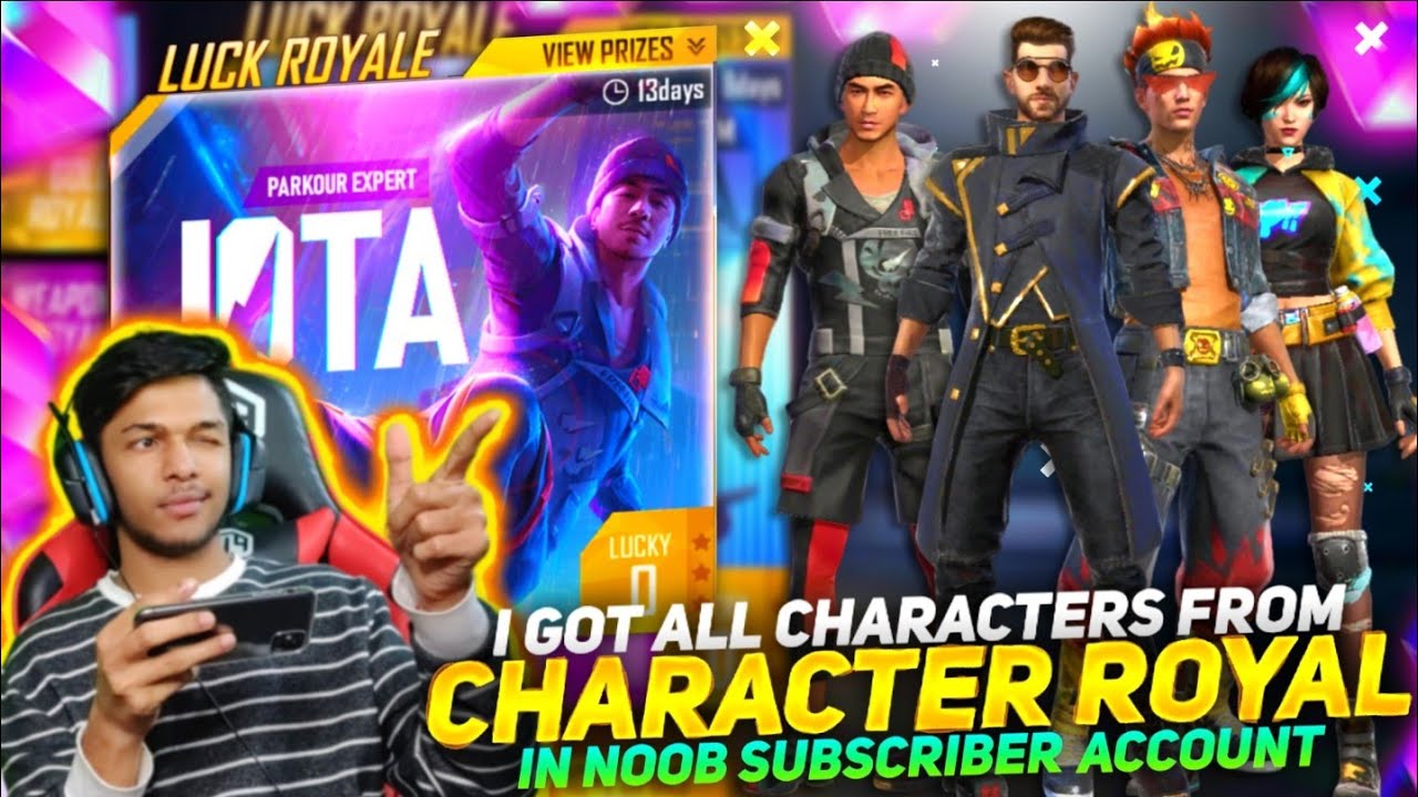 Buying All New 33 Character's In Noob Subscribe Account I Used 20,000 ...
