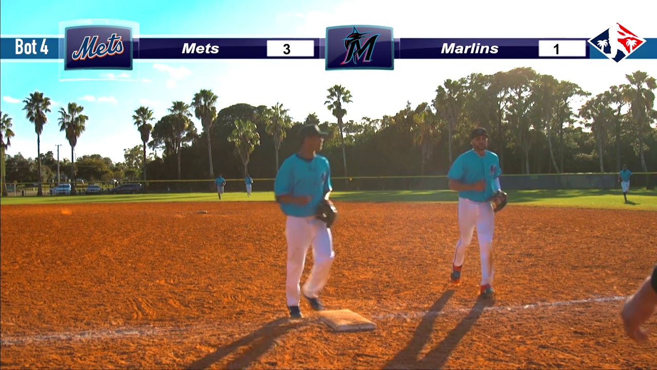 Mets @ Marlins - Modified Softball Game - YouTube