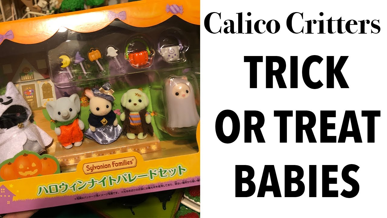 Calico Critters HALLOWEEN NIGHT PARADE unboxing! Sylvanian Families ...