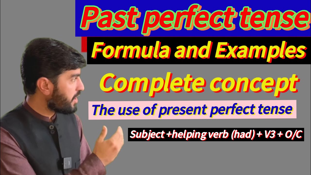 The use of past perfect tense in English| Formula with examples| - YouTube