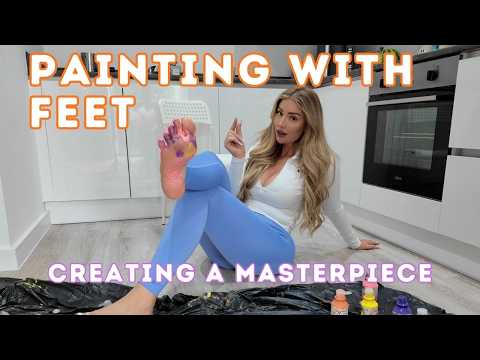 I Made A Painting Using Only My Feet