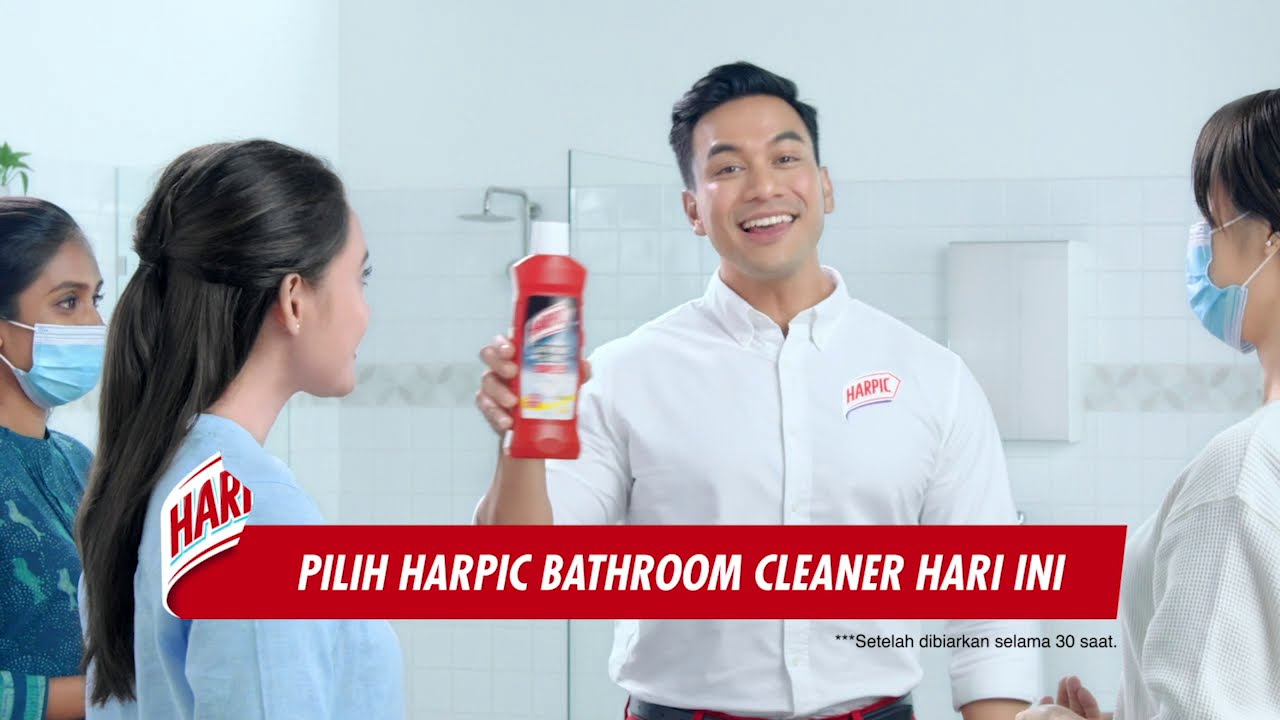NEW Harpic Bathroom Cleaner 40s (BM) - YouTube