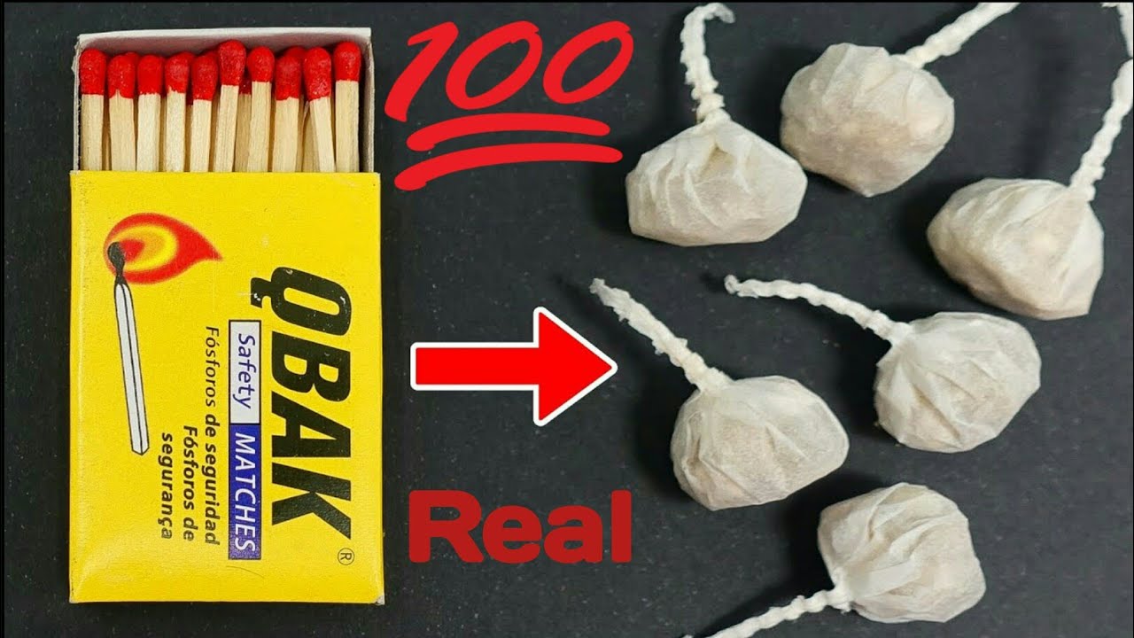 How To Make POP POP CRACKER (Pop it Candy) Using Matchbox - Easy ...