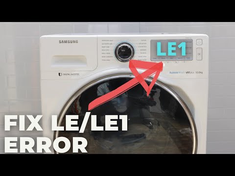 LE Samsung Waschmaschine Sie können diesen Fehlercode zurücksetzen LE1