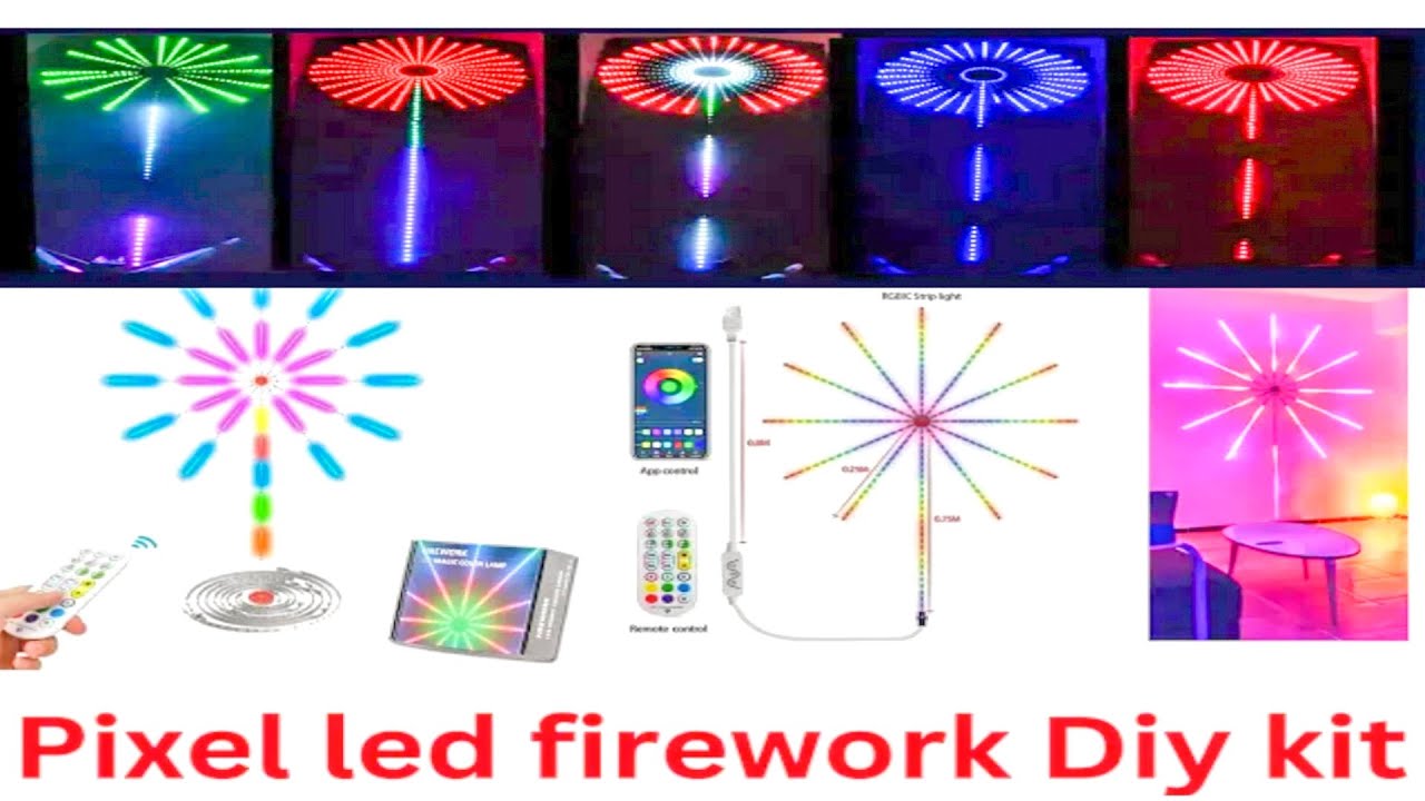 firework led magic color | diy firework controller | diwali lights ...