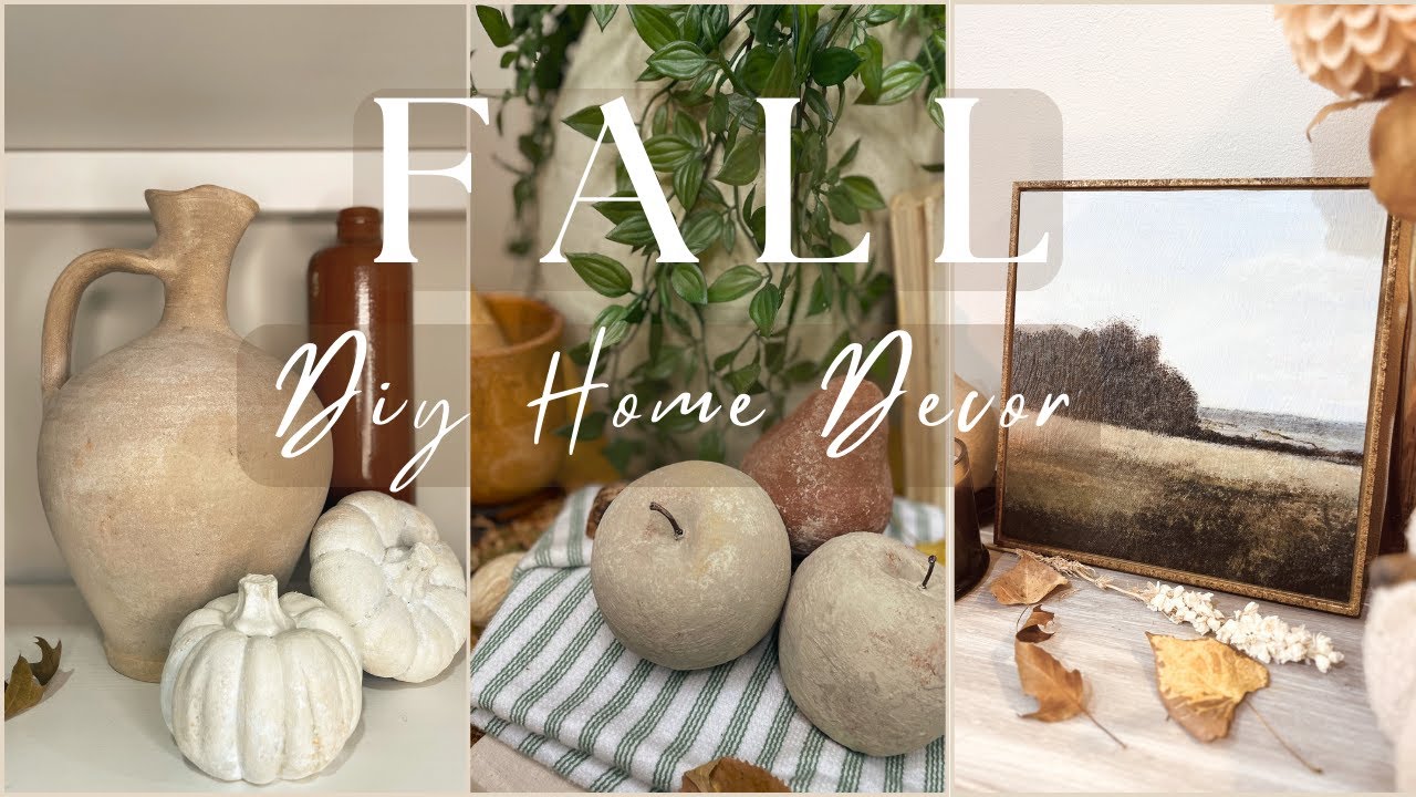 Fall Home Decor | High End Dollar Tree and Michaels DIYs | Home Decor ...