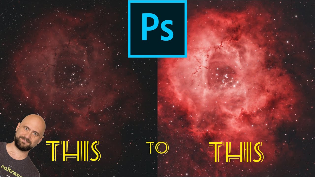 Astrophotography Processing: The Rosette Nebula - YouTube