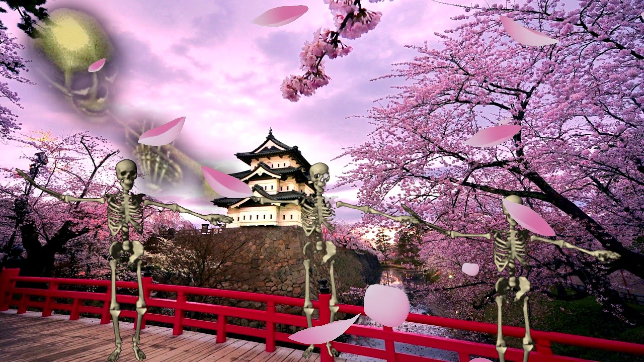 Spooky Scary Japanese Skeletons - YouTube