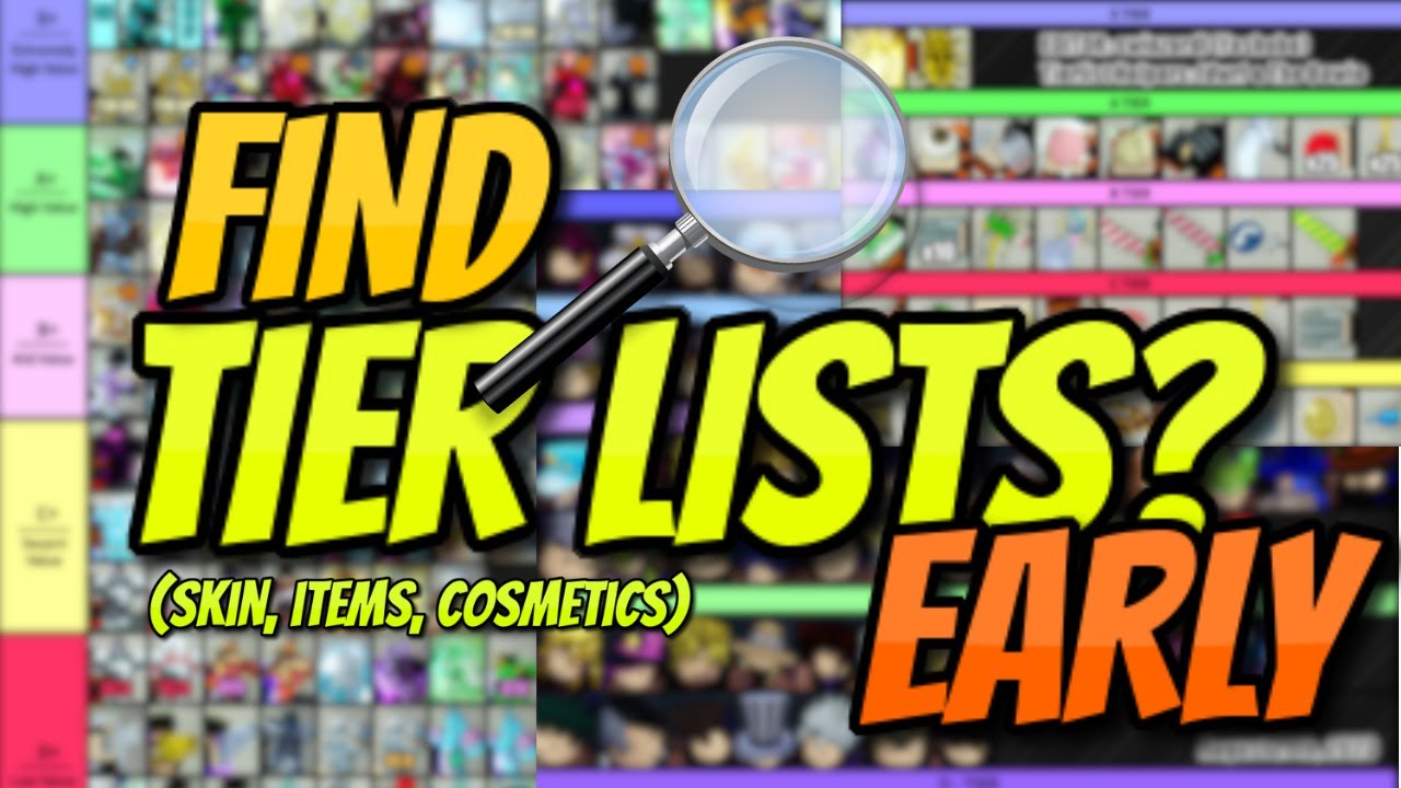 [YBA] HOW TO FIND OFFICAL TRADING TIER LISTS EARLY! - YouTube