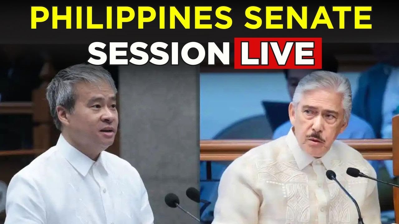 Philippines Senate LIVE: Philippines Flood Corruption Hearing | Debate ...