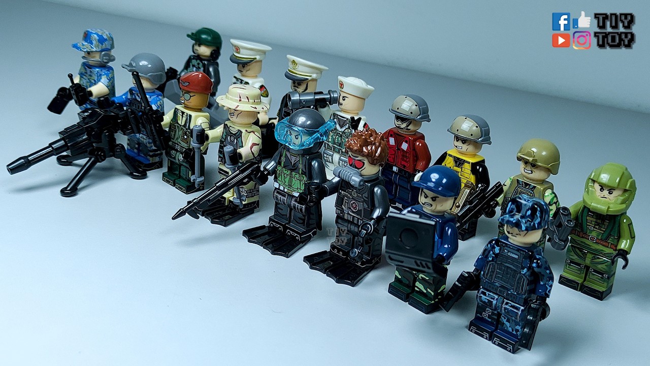 ⛔ [Vol2] LEGO SEMBO Block Unboxing Review 【CUSTOM】 LEGO Military ...