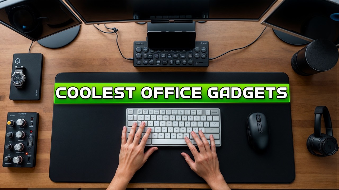 10 Coolest Office Gadgets & Equipment to Boost Your Productivity - YouTube