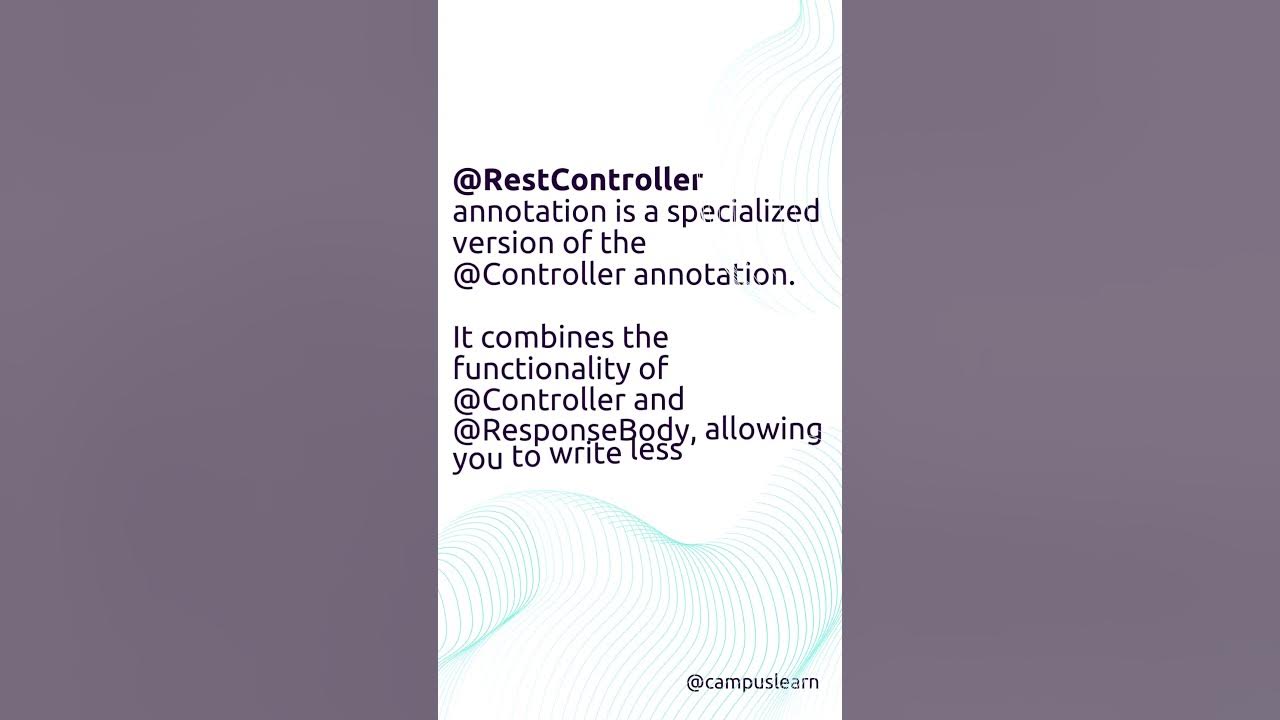 Spring Annotation - @RestController - YouTube