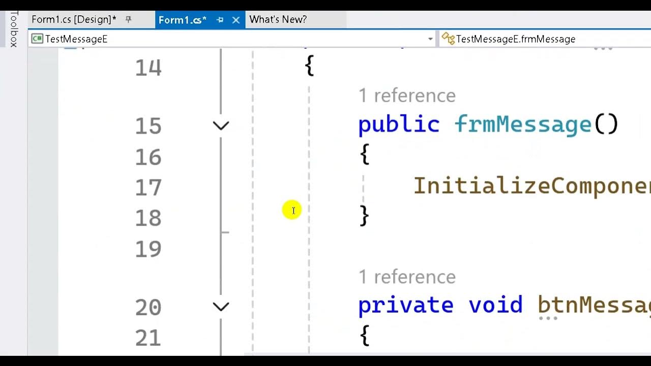4-1-How to using Button, Label and Text Box in Ms Visual C# | C# ...