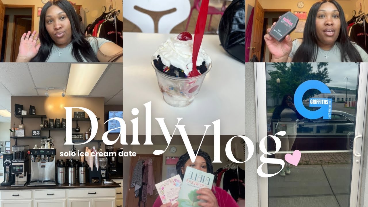 A Day In The Life Of Dominique B ♡ : Solo Ice Cream Date | Summer ...
