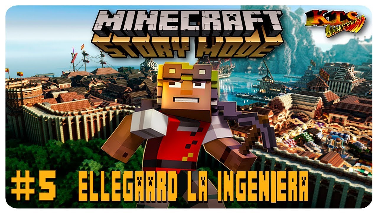 MINECRAFT STORY MODE. | #5: ELLEGAARD, LA INGENIERA. [TEMPORADA 1 ...