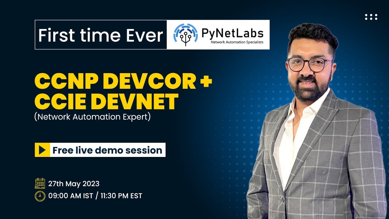 Demo Video Ccnp Ccie Devnet Training By Pynet Labs 27th May Free Demo Youtube