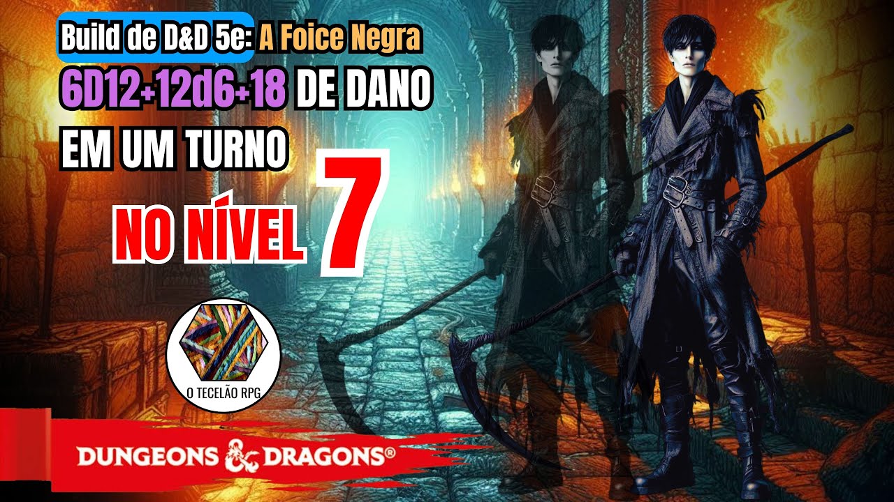 Build de Nível 7 de D&D 5e A Foice Negra - Guerreiro Cavaleiro Eco ...