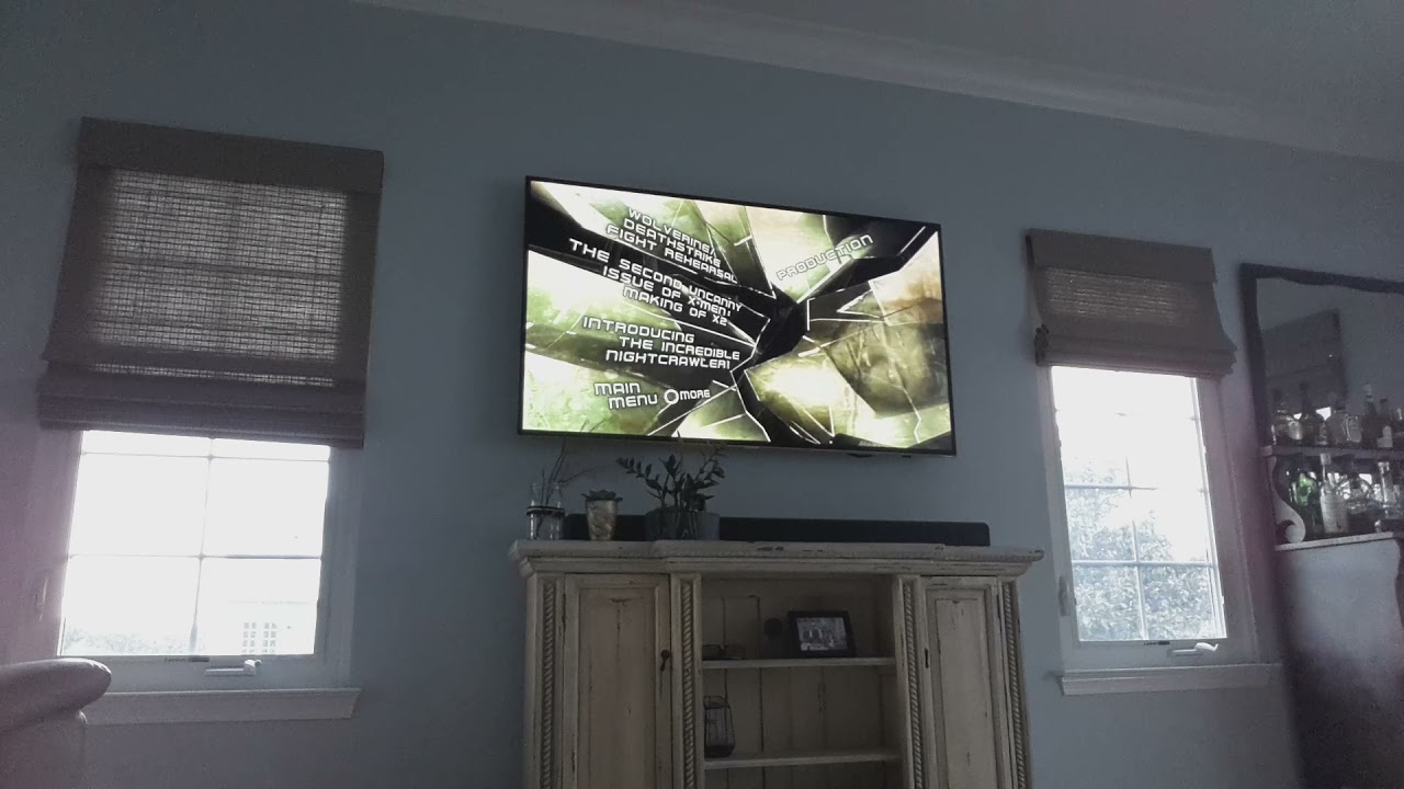 X2 X-men united DVD menu walkthrough Disc 2 - YouTube