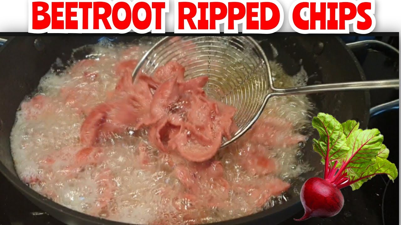 LET'S make ripped chips useing BEETROOT. delicious Ghanaians party ...