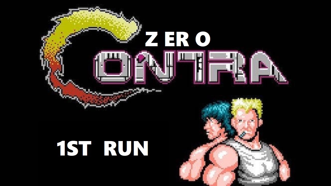 {NES} CONTRA (1ST RUN) - AN OLD CLASSIC ON REAL HARDWARE! - YouTube