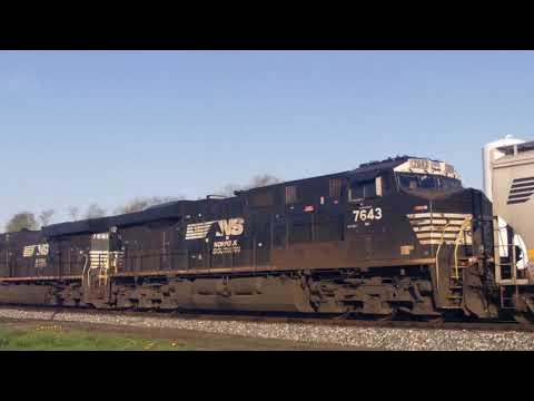 NS 50Z @ CLYMERS, IN 4 9 24 NS 7661 NS 7643 - YouTube