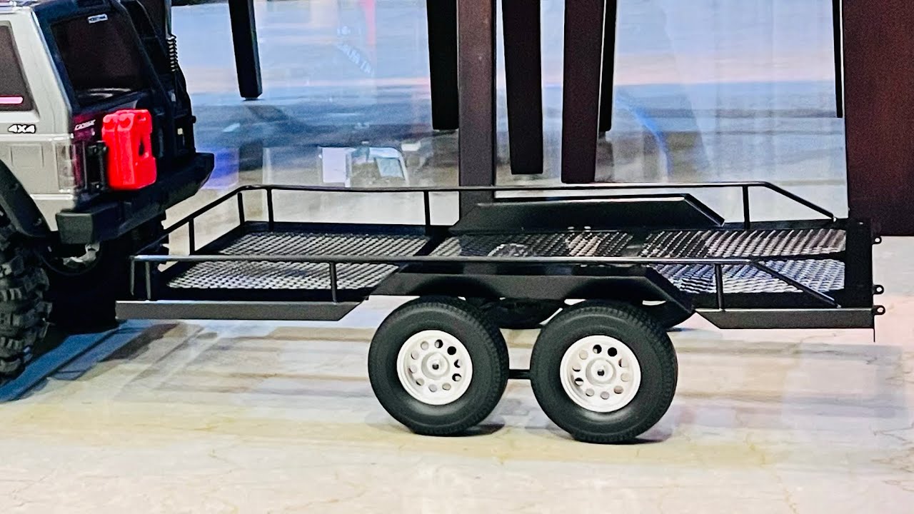 Rc Jeep crawler 4x4 with trailer Part 1 Building the AMK 1/10 Trailer ...