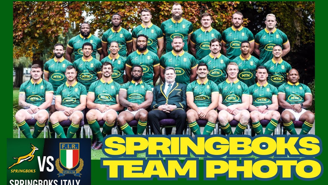 Springboks vs Italy 5 July 2025 official Team Photo. #springboks # ...