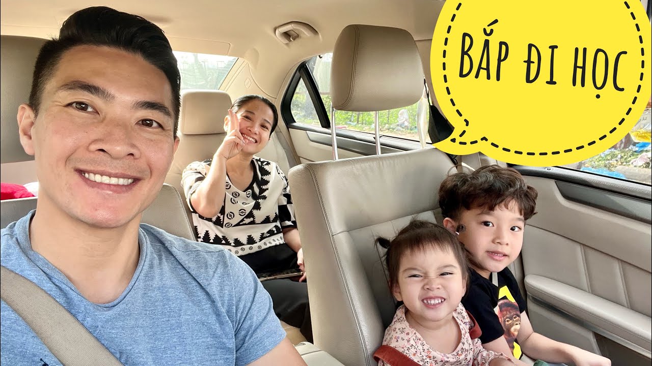 Ngày đầu tiên Dâu đưa anh Bắp đi học | Quốc Cơ Hồng Phượng - YouTube