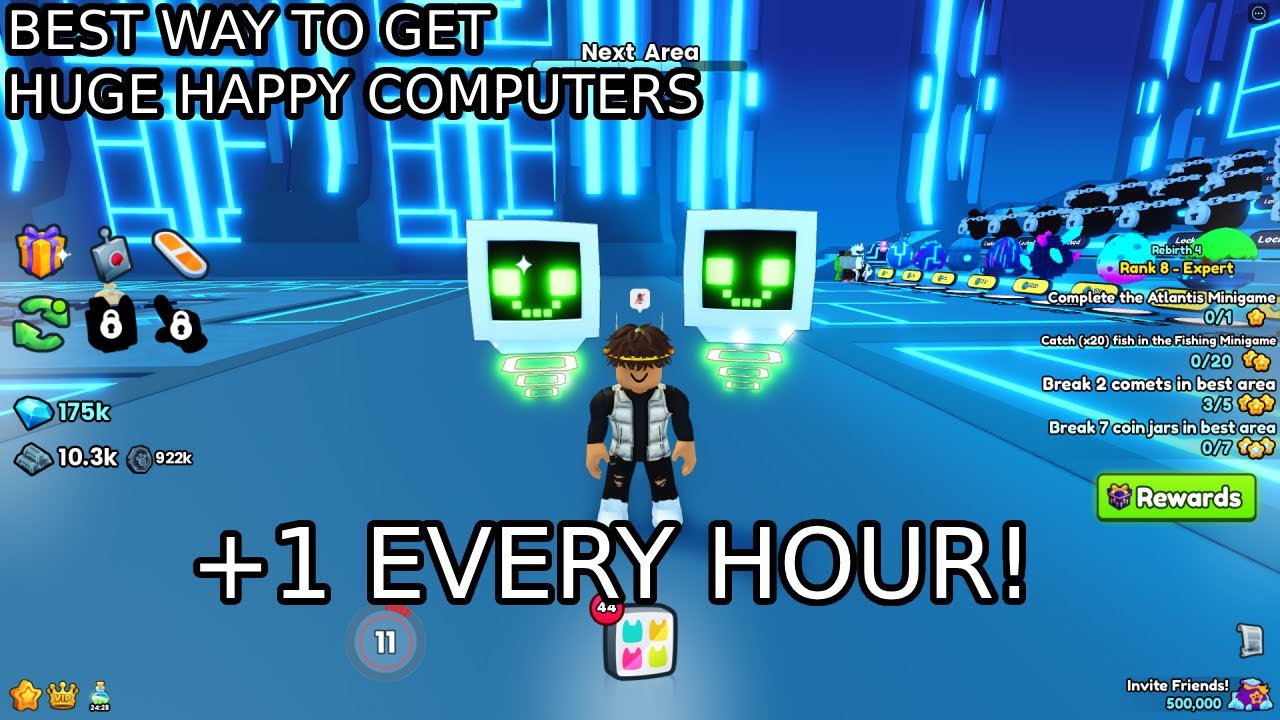 How To Get The Huge Happy Computer FAST In Pet Simulator 99! - YouTube