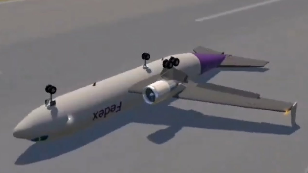 Federal Express (FedEx) Flight 80 (More Accurate) | SimplePlanes - YouTube