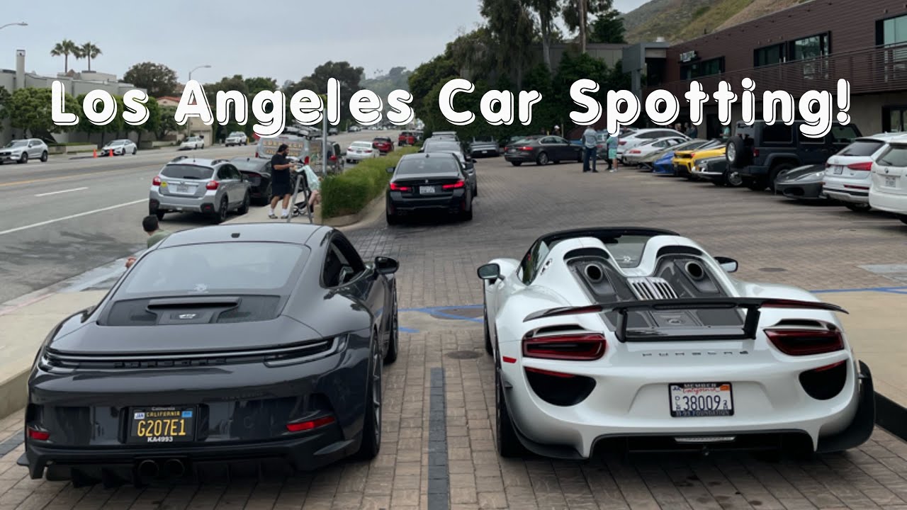Car Spotting In Los Angeles Part 1 - YouTube