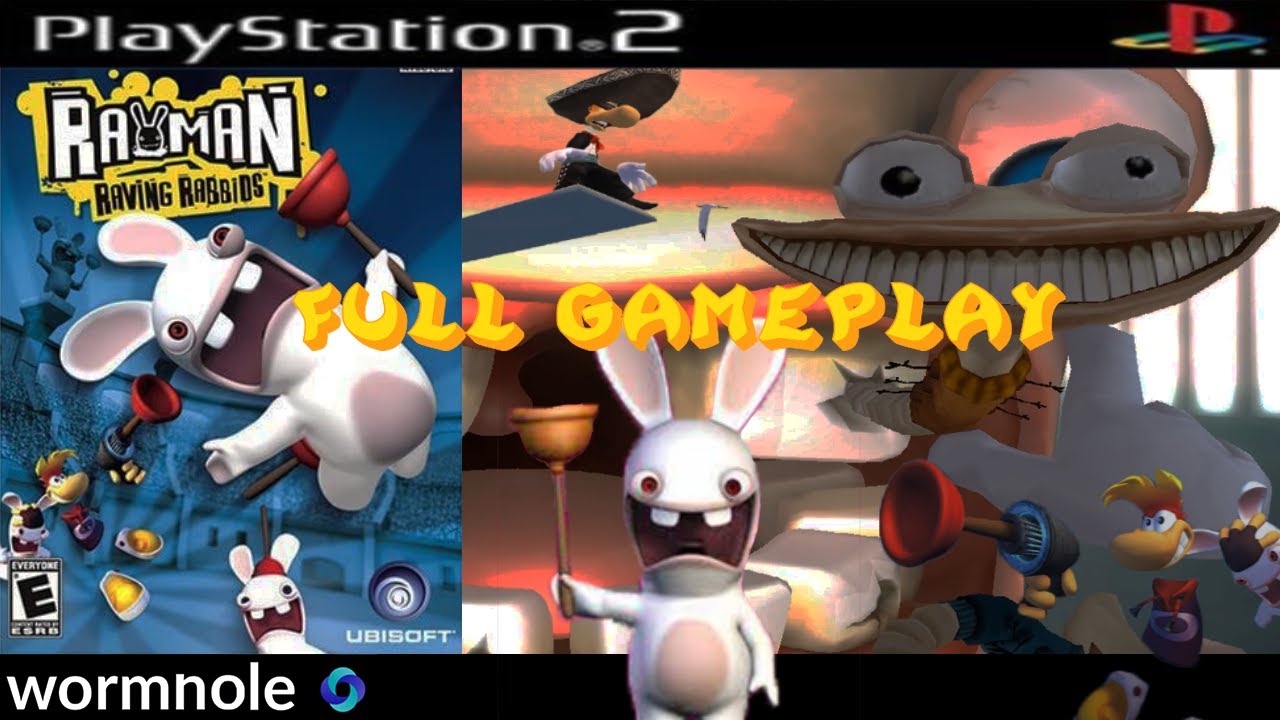 Rayman Raving Rabbids | HD Full Gameplay PS2 - YouTube