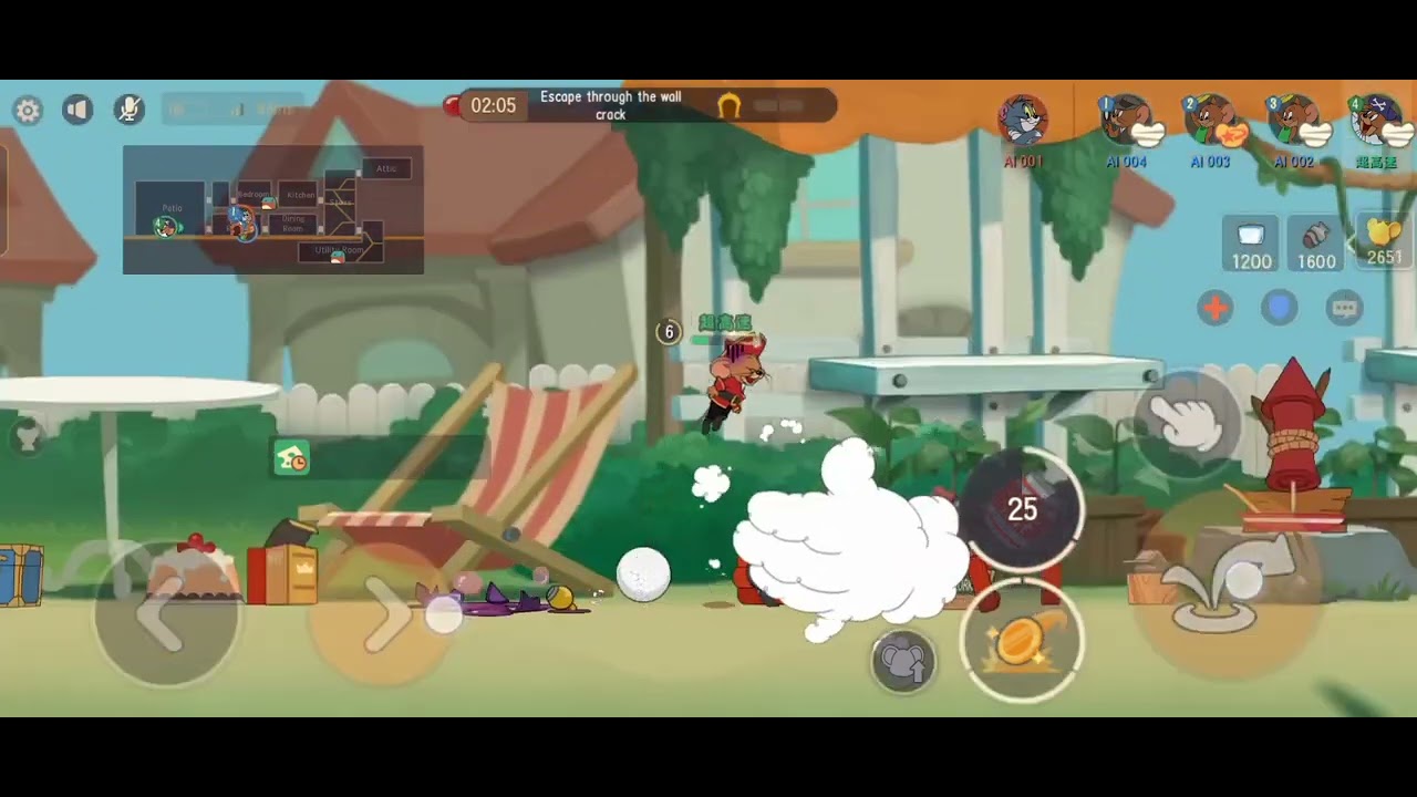 tom and jerry chase gameplay classic house - YouTube