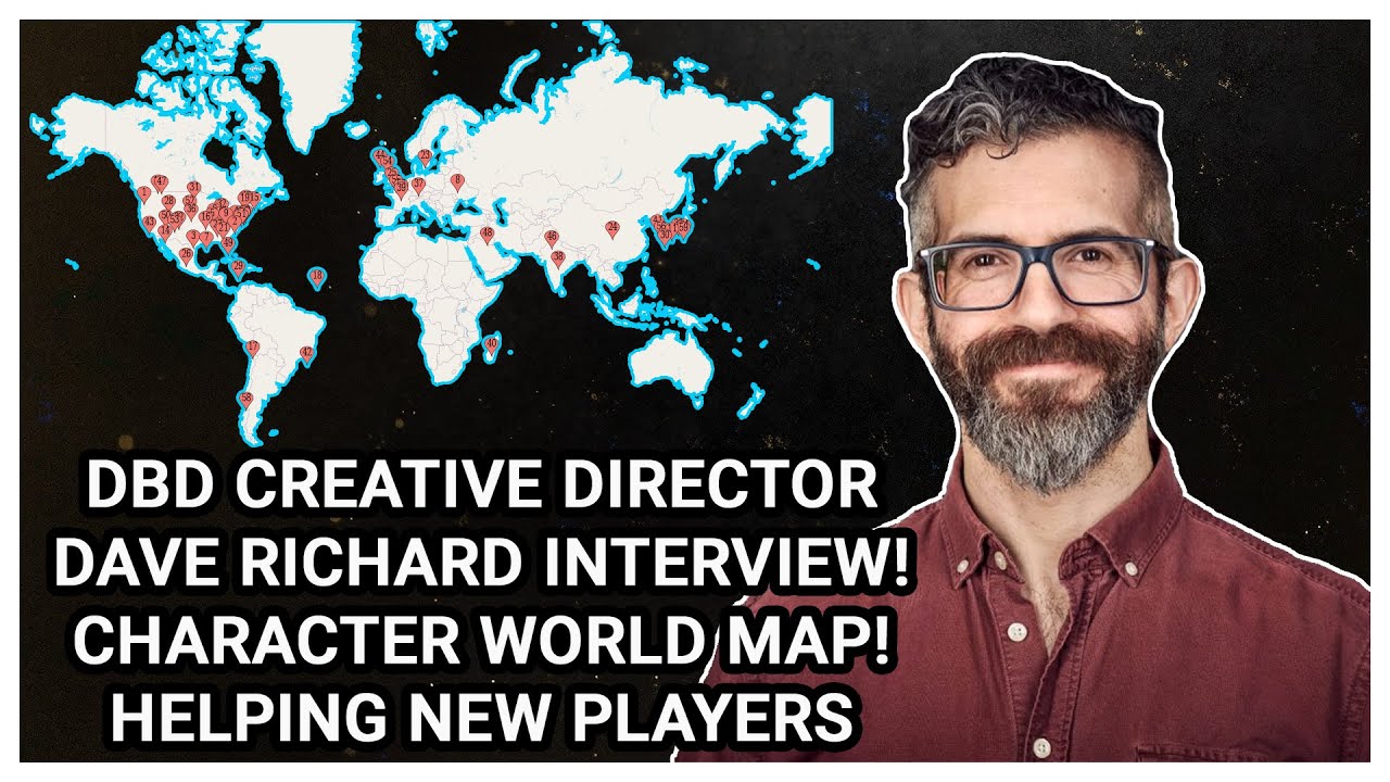 DBD CREATIVE DIRECTOR DAVE RICHARD INTERVIEW! HIS CHARACTER WORLD MAP ...