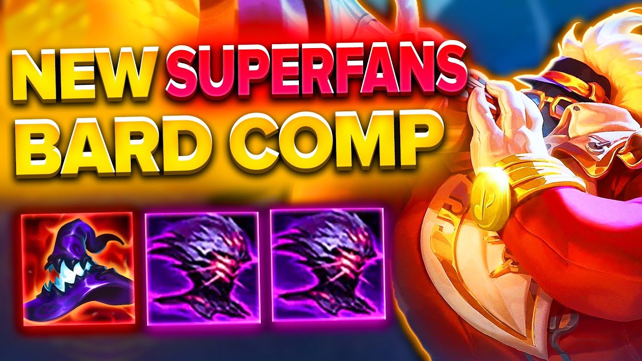 This BARD SUPERFANS COMP is UNDERRATED in RANK! ⭐⭐⭐ | TFT SET 10 ...