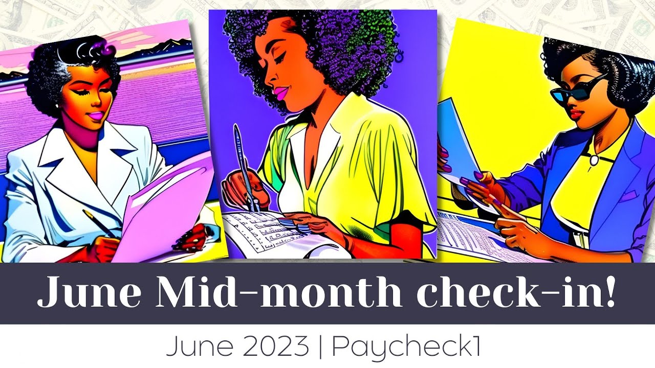 JUNE 2023 MID-MONTH EXPENSES #expenses #June2023 #cashunstuffing - YouTube