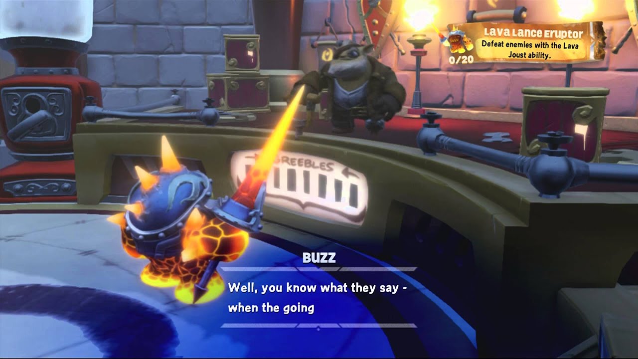 Skylanders Superchargers: Eruptor & Buzz conversation 1 - YouTube